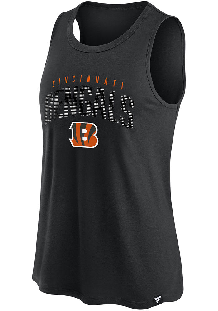Cincinnati Bengals Womens BLACK Rhine Tank Top - 17289159