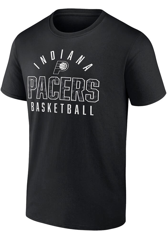 Indiana Pacers BLACK Cotton Short Sleeve T Shirt - 17289278