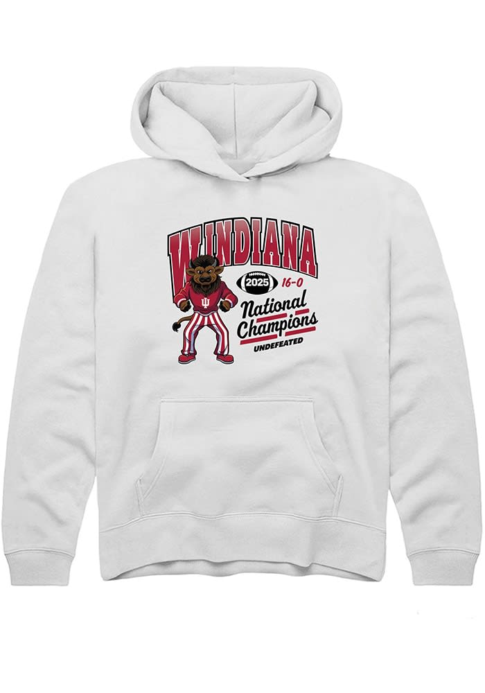 Summit Sportswear Youth White Indiana Hoosiers WINDIANA Arch 2025 ...