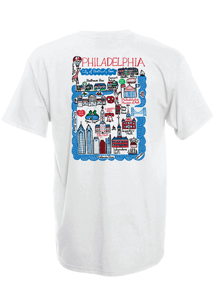 Philadelphia WHITE Julie Gash Short Sleeve T Shirt - 17300525