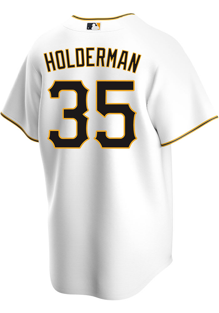 Colin Holderman Pittsburgh Pirates Mens Home Limited Baseball Jersey ...