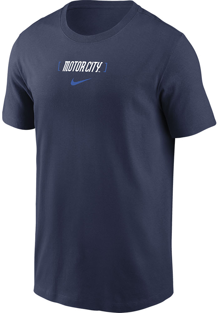 Nike Detroit Tigers NAVY City Connect Script Short Sleeve T Shirt ...