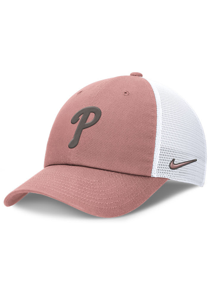 Philadelphia Phillies Nike Womens PINK Tonal Logo Statement H86 Trucker ...