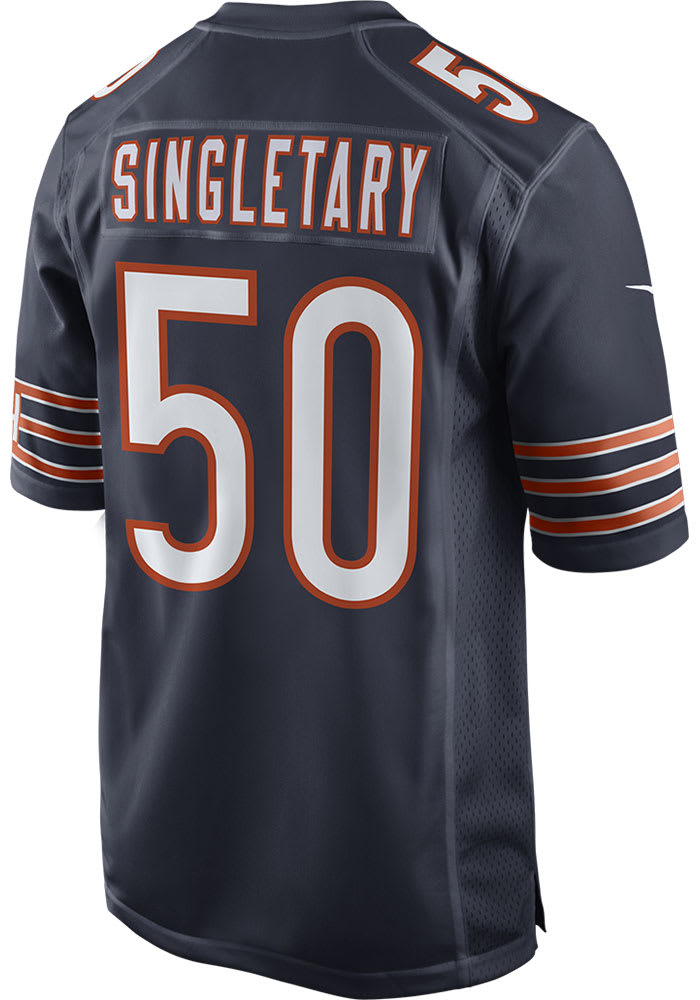 Mike Singletary Chicago Bears NAVY Home Jersey - 173203563