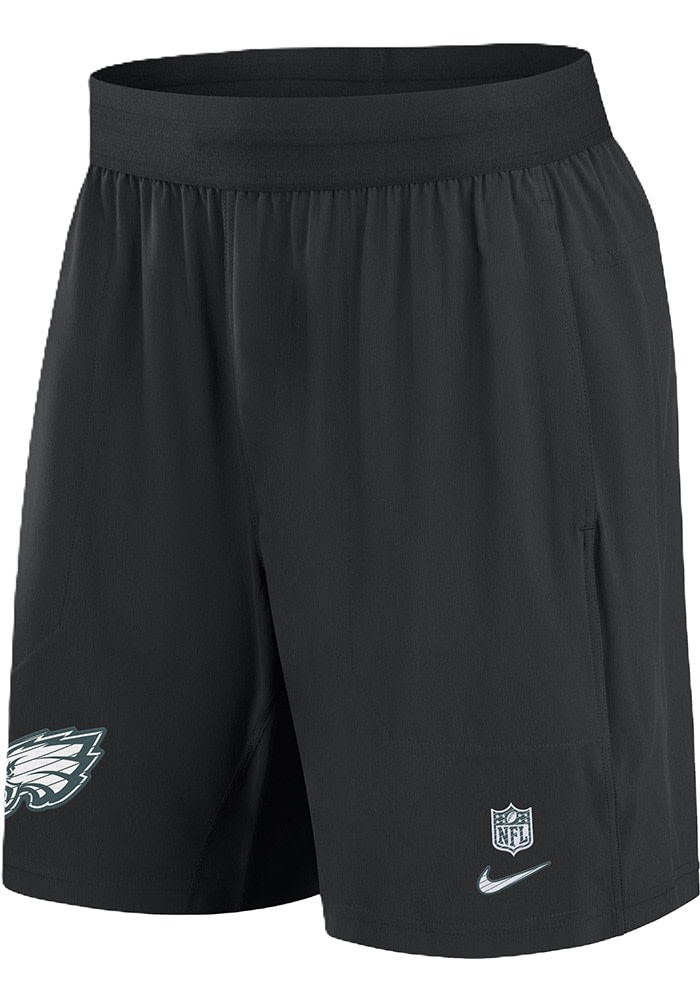 Philadelphia Eagles Mens Nike BLACK Sideline Woven Shorts - 173203708