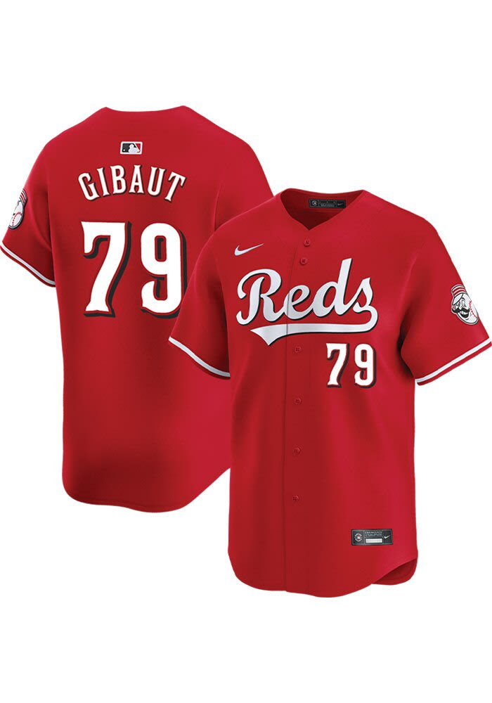 Ian Gibaut Cincinnati Reds Mens Red Alt 2024 Limited Baseball Jersey ...