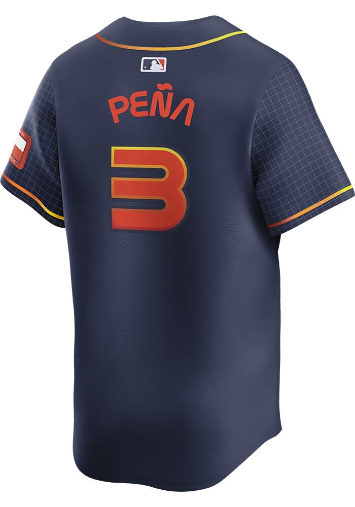 Jeremy Pena Houston Astros Mens NAVY City Connect 2024 Limited Baseball ...