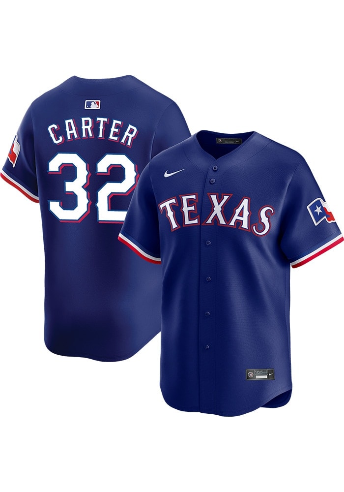 Evan Carter Texas Rangers Mens ROYAL Alt 2024 Limited Baseball Jersey ...