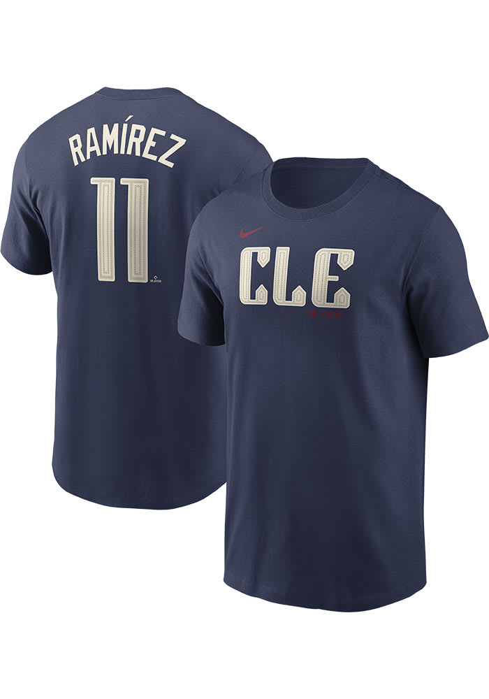 Jose Ramirez Cleveland Guardians City Connect Short Sleeve Player T ...