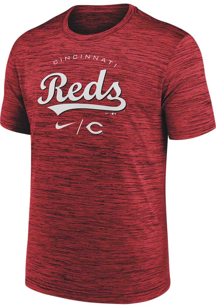 Nike Cincinnati Reds Red Velocity Short Sleeve T Shirt - 173212138