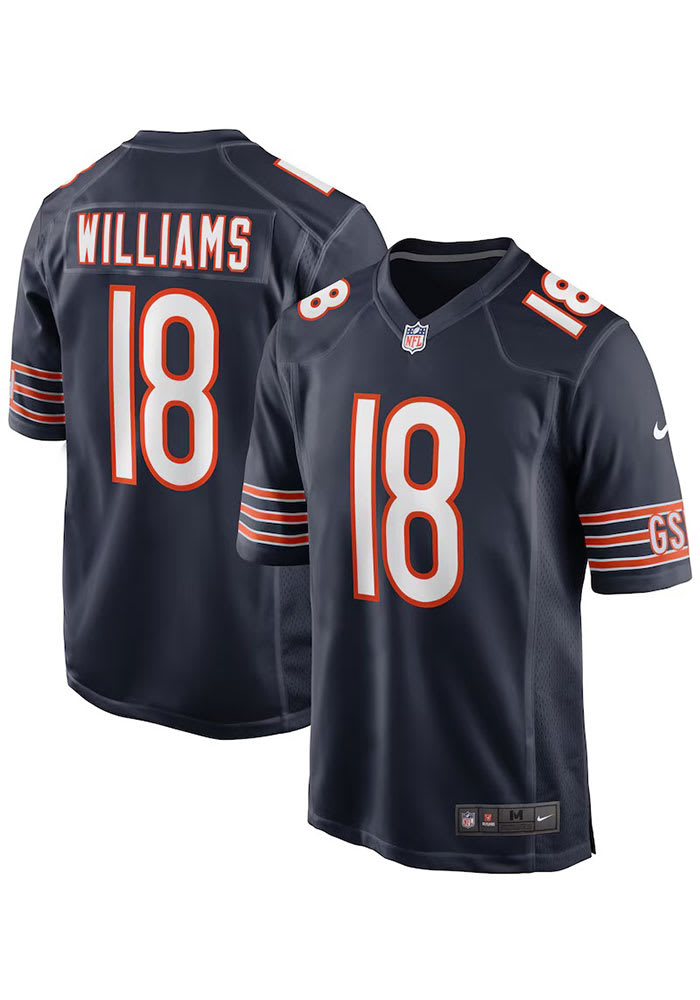 Caleb Williams Chicago Bears Home Jersey - NAVY
