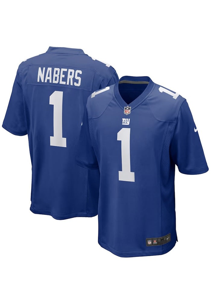 Malik Nabers New York Giants ROYAL Home Jersey - 173213187