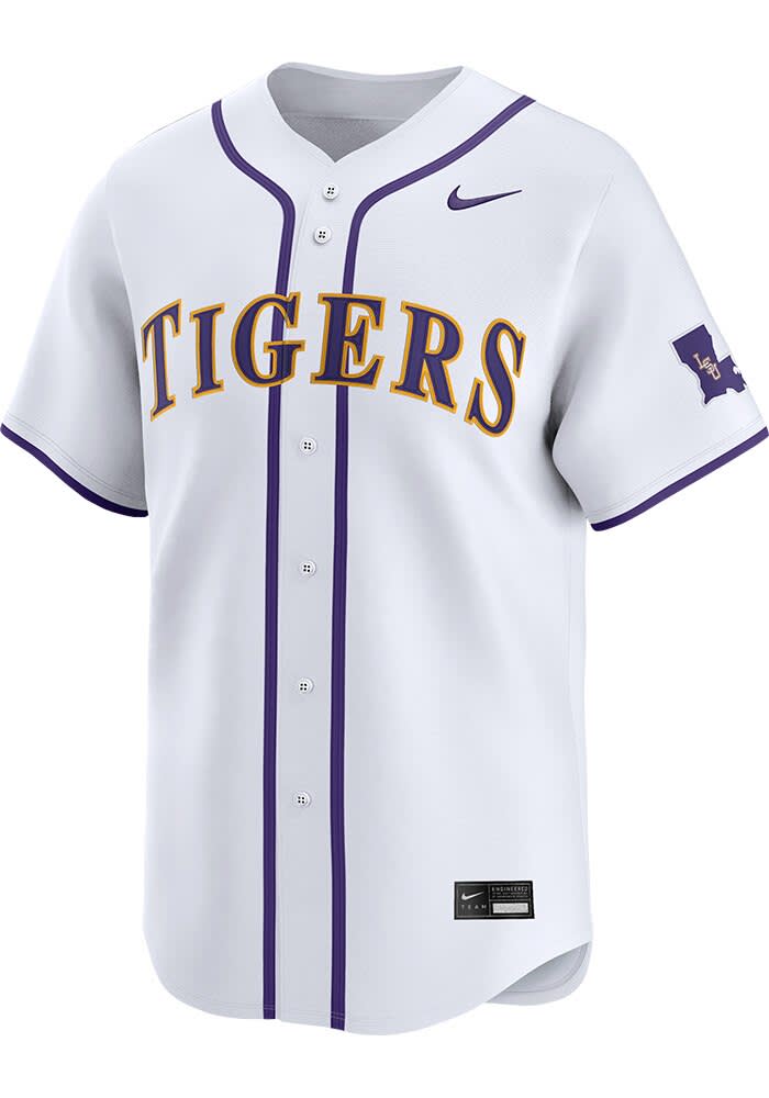 Nike LSU Tigers Mens White Home Wordmark - 173213826