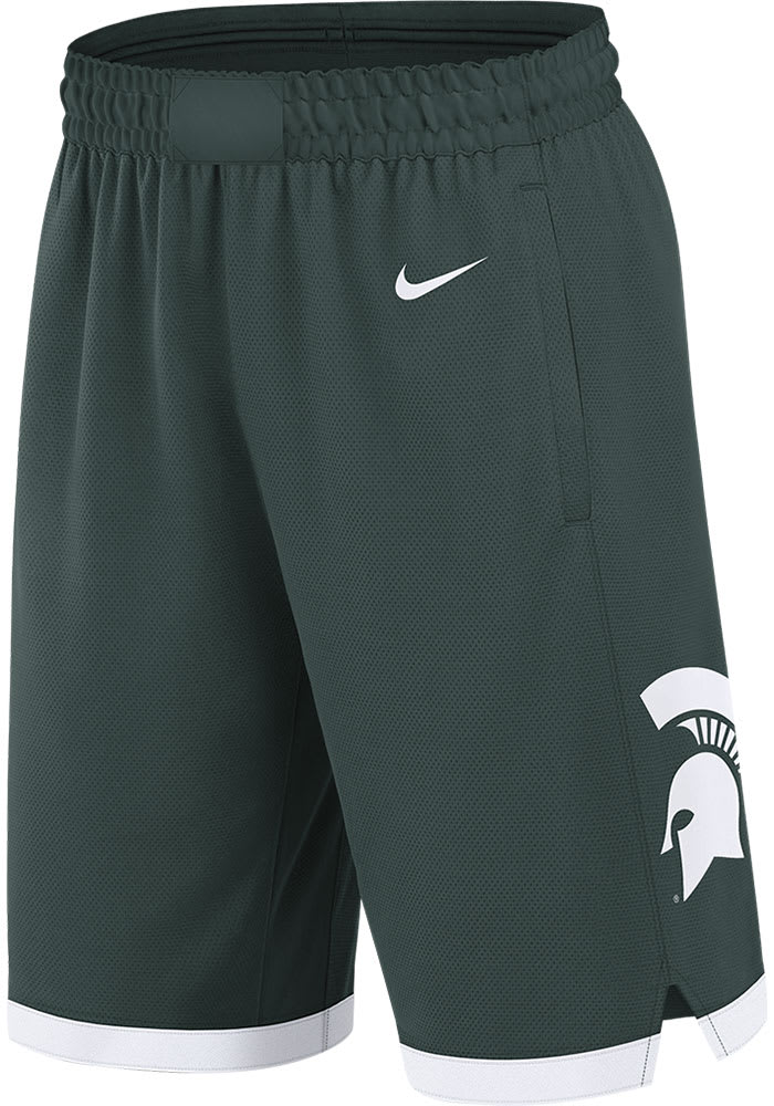 Michigan State Spartans Mens Nike DARKGREEN Replica Road Basketball ...