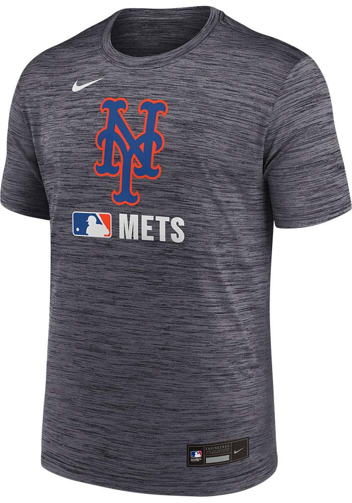 Nike New York Mets BLACK AC Velocity Short Sleeve T Shirt - 173215108