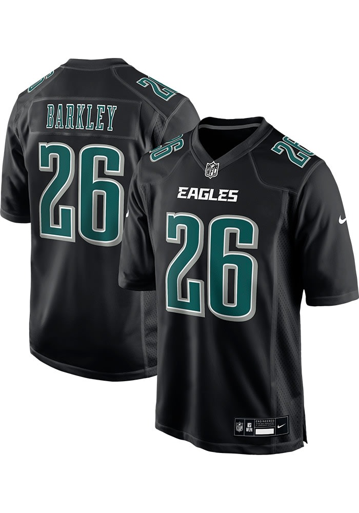 Saquon Barkley Philadelphia Eagles BLACK Carbon Jersey - 173218111