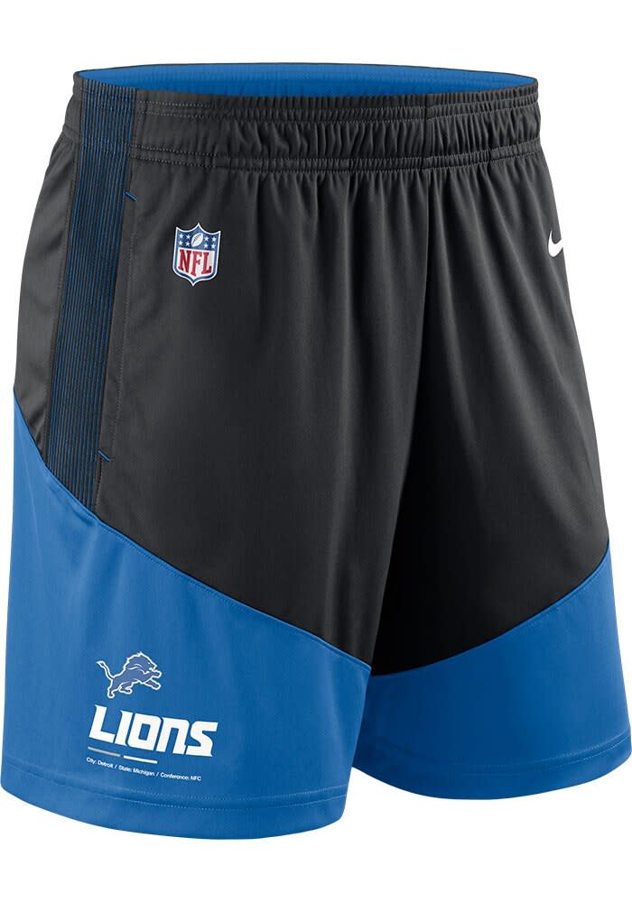 Detroit Lions Mens Nike BLACK KNIT Shorts