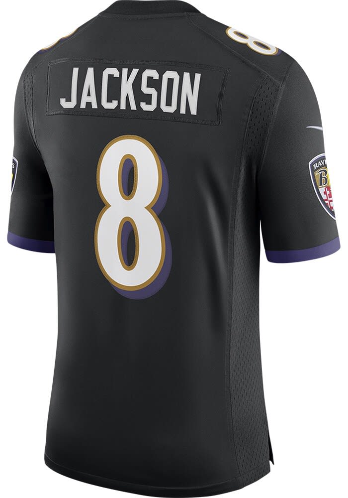 Lamar Jackson Baltimore Ravens Home Alt - Black
