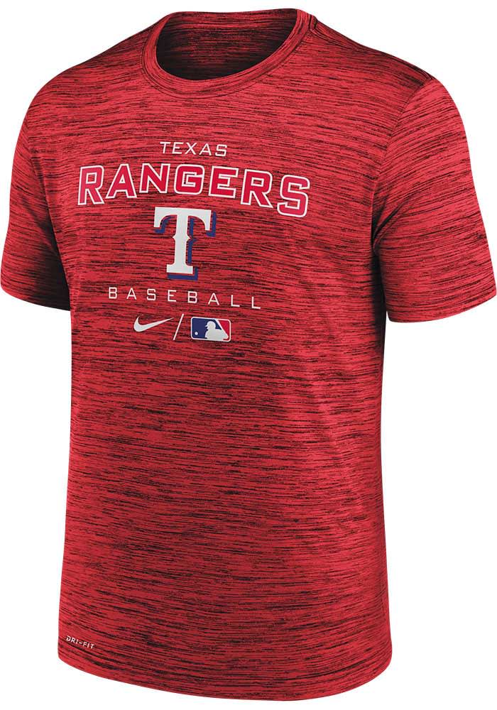 Nike Rangers LEGEND PRACTICE VELOCITY Short Sleeve T Shirt - Red