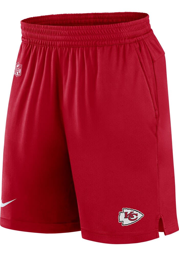 Kansas City Chiefs Mens Nike Red Sideline Knit Shorts - 17325424
