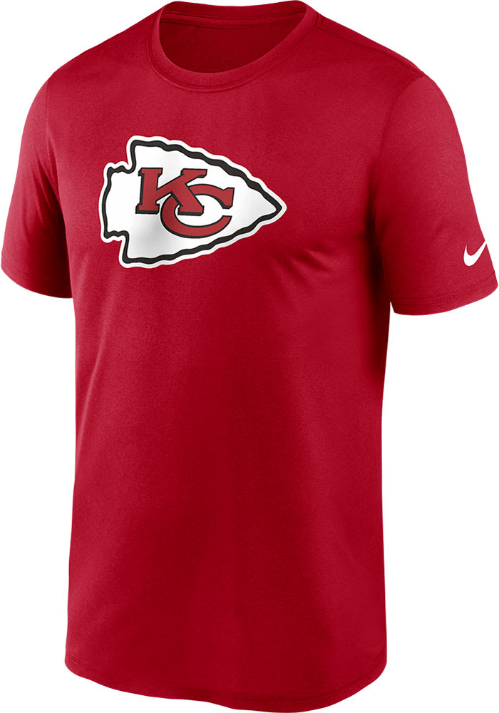 Nike Kansas City Chiefs Red LEGEND LOGO Short Sleeve T Shirt - 17326308