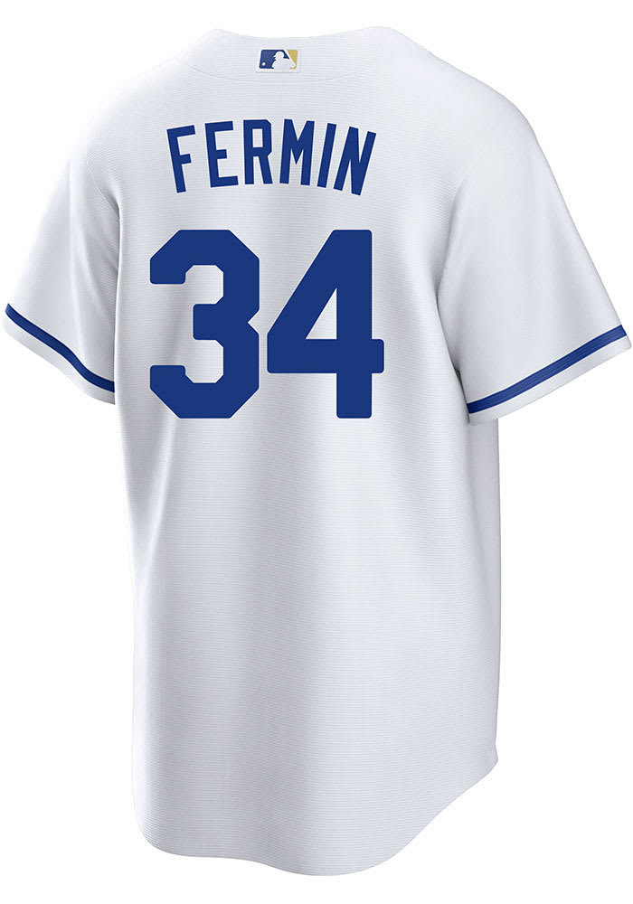 Freddy Fermin Kansas City Royals Mens Replica WHITE Home Jersey - 17327013