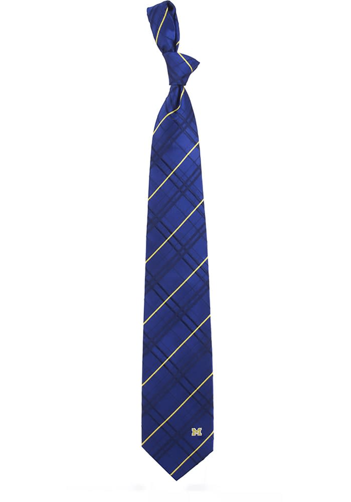 BLUE Oxford Michigan Wolverines Mens Tie - 17380162