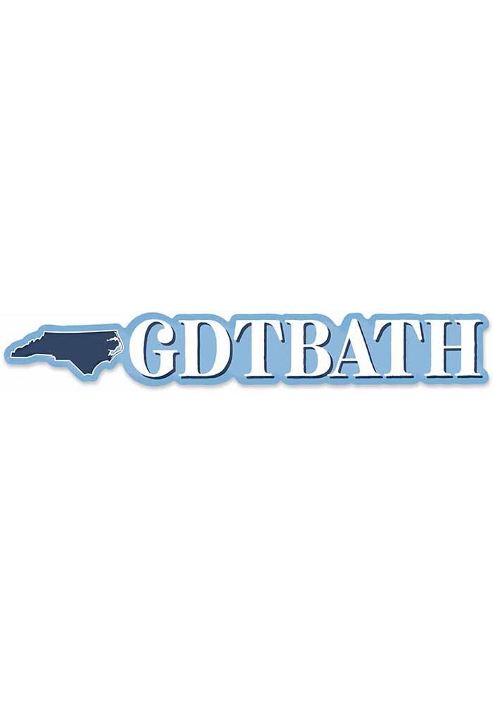 Chapel Hill White GDTBATH State Shape Magnet - 175517598