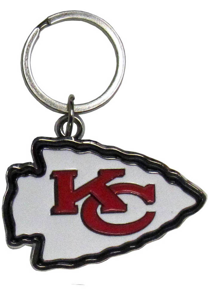 Kansas City Chiefs Red Enameled Keychain - 1770104
