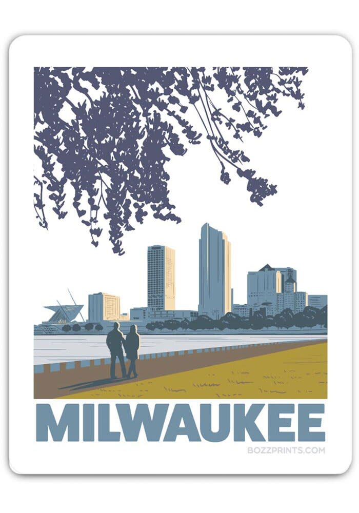 Milwaukee Souvenir | Milwaukee Stickers White Milwaukee - 1770293
