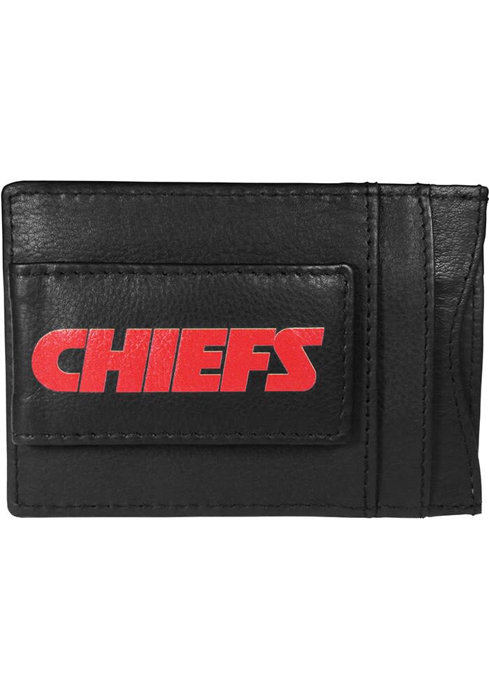 Kansas City Chiefs Red Logo Leather Money Clip - 17770776