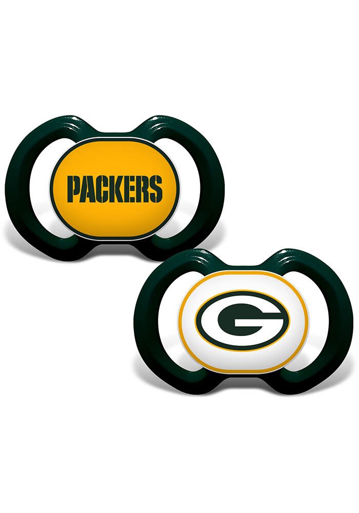 Green Bay Packers GREEN 2 Pack Baby Pacifier - 17810252