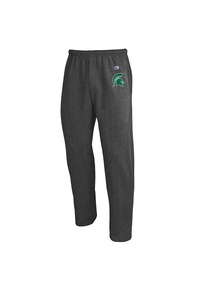 Champion Mens CHARCOAL Michigan State Spartans Logo Sweatpants - 14750467