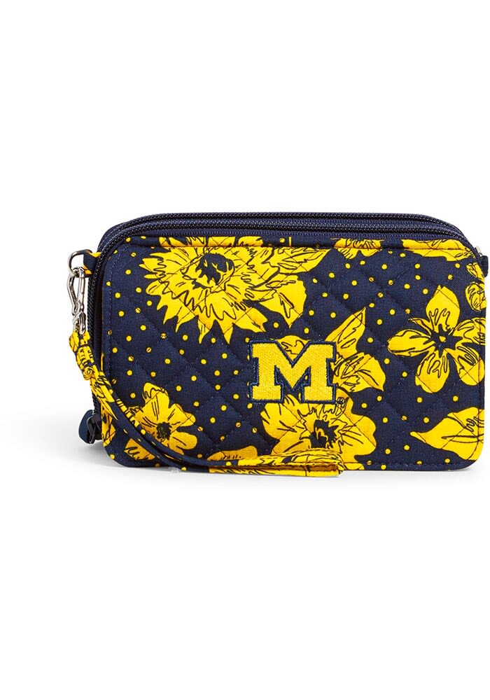 Michigan Wolverines RFID All in One Crossbody Purse - NAVY