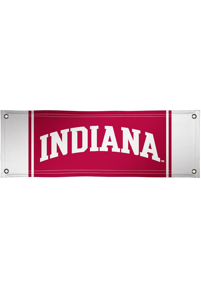 Indiana Hoosiers Red 2x6 Vinyl Banner - 1820340