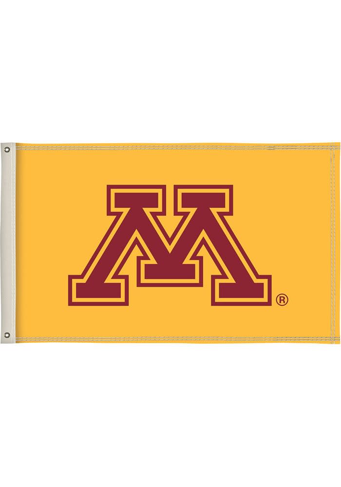 Minnesota Golden Gophers MAROON 3x5 Silk Screen Grommet Flag - 1820404