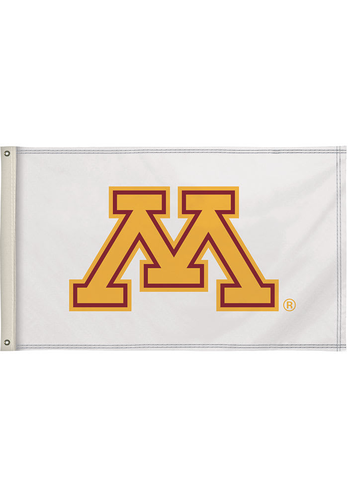 Minnesota Golden Gophers GOLD 3x5 Silk Screen Grommet Flag - 1820425