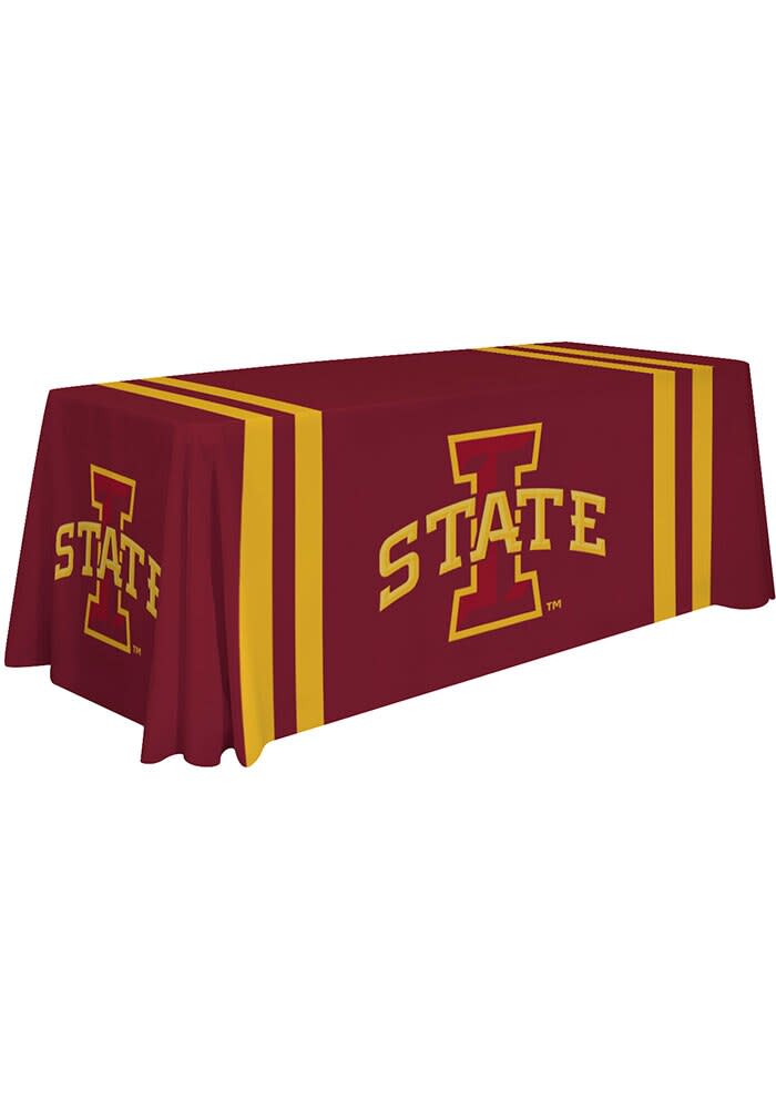 Iowa State Cyclones MAROON 6 Ft Fabric Tablecloth - 1820558