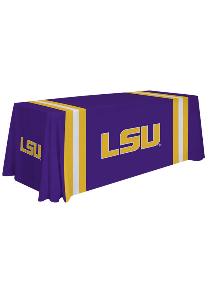 LSU Tigers PURPLE 6 Ft Fabric Tablecloth - 1820573