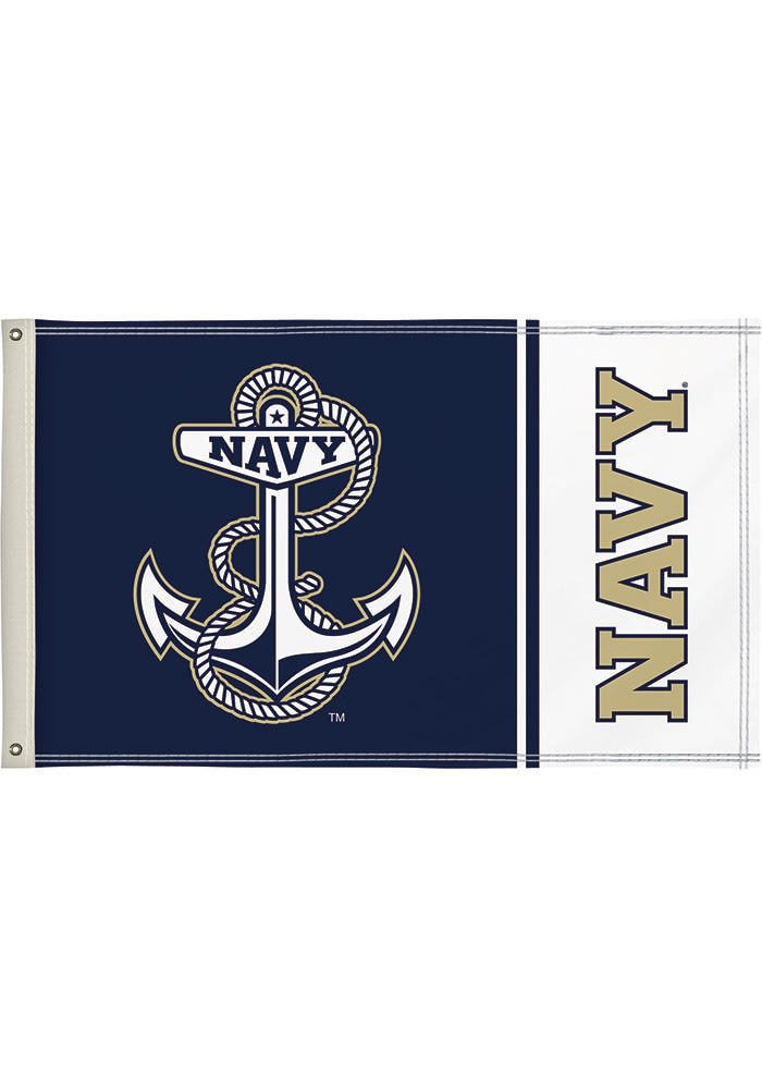 Navy Midshipmen 3x5 NAVY Silk Screen Grommet Flag - 1820857