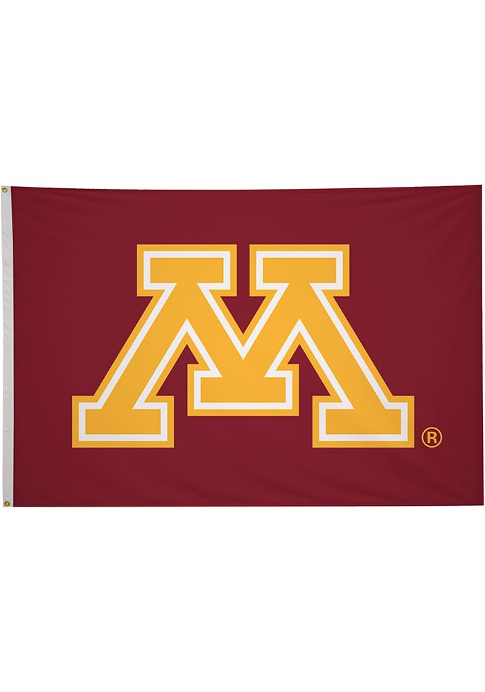 Minnesota Golden Gophers 4x6 MAROON Silk Screen Grommet Flag - 1820871