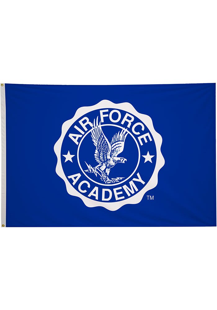 Air Force Falcons 5x8 BLUE Silk Screen Grommet Flag - 1820894