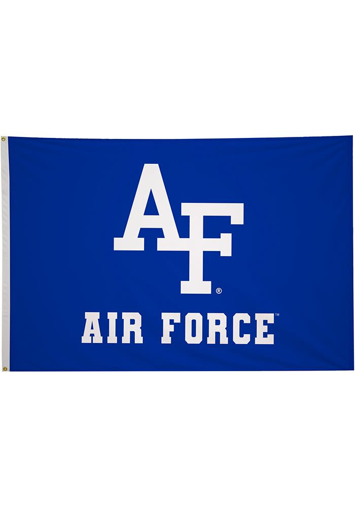 Air Force Falcons 5x8 BLUE Silk Screen Grommet Flag - 1820895