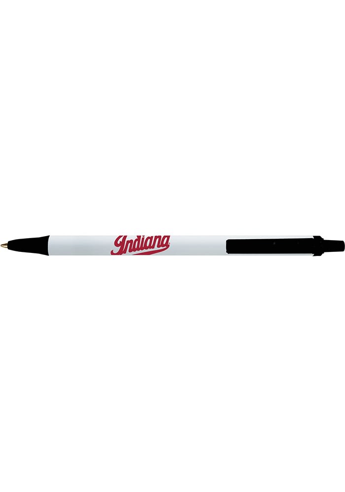 Indiana Hoosiers White Bic Click Stick Pen - 18237576