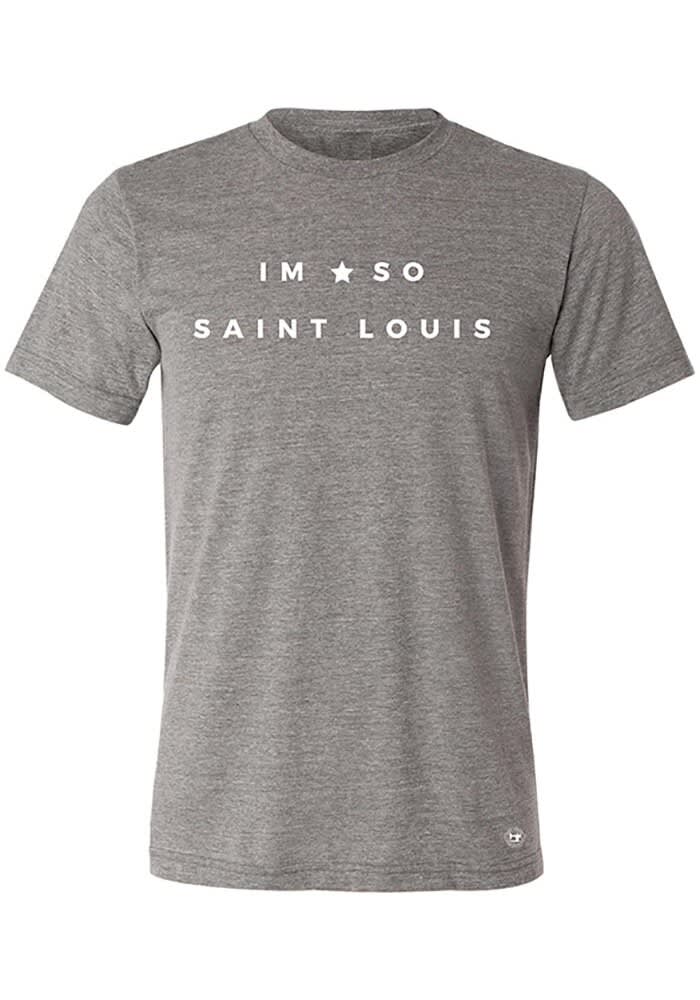Arch Apparel St Louis HEATHERGREY So Saint Louis Short Sleeve Fashion T ...