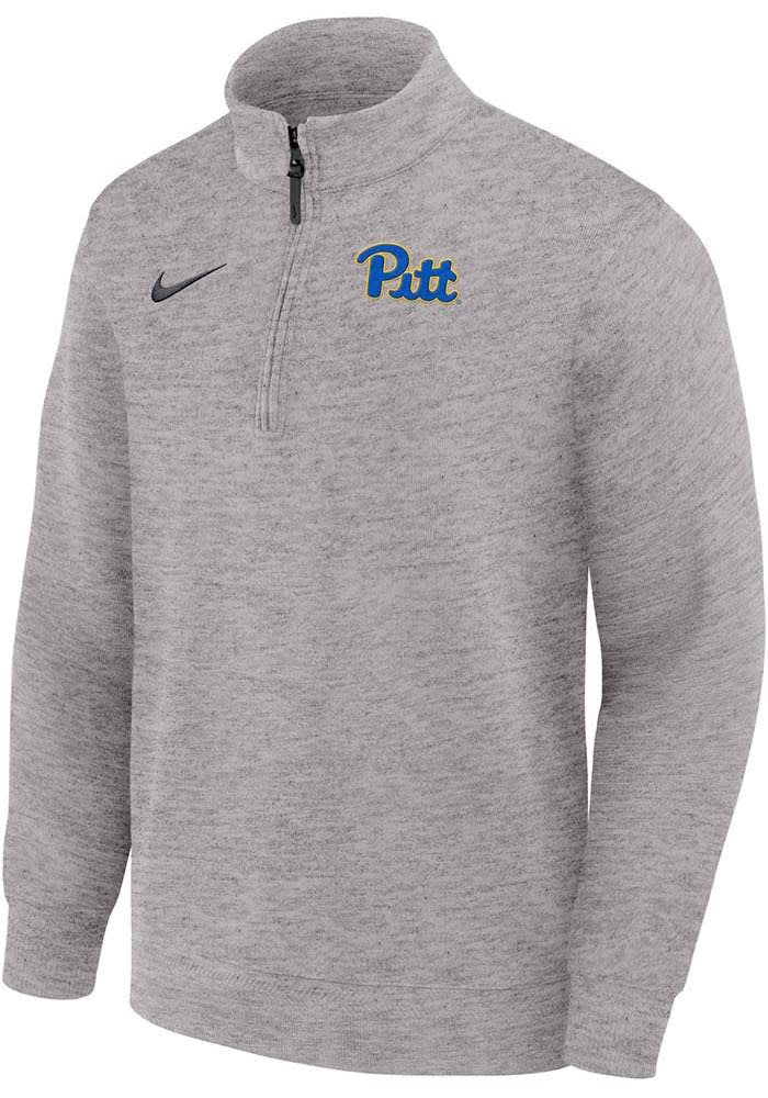 Nike Pitt Panthers Mens ATHLETICGREY Coach Pullover - 182903243