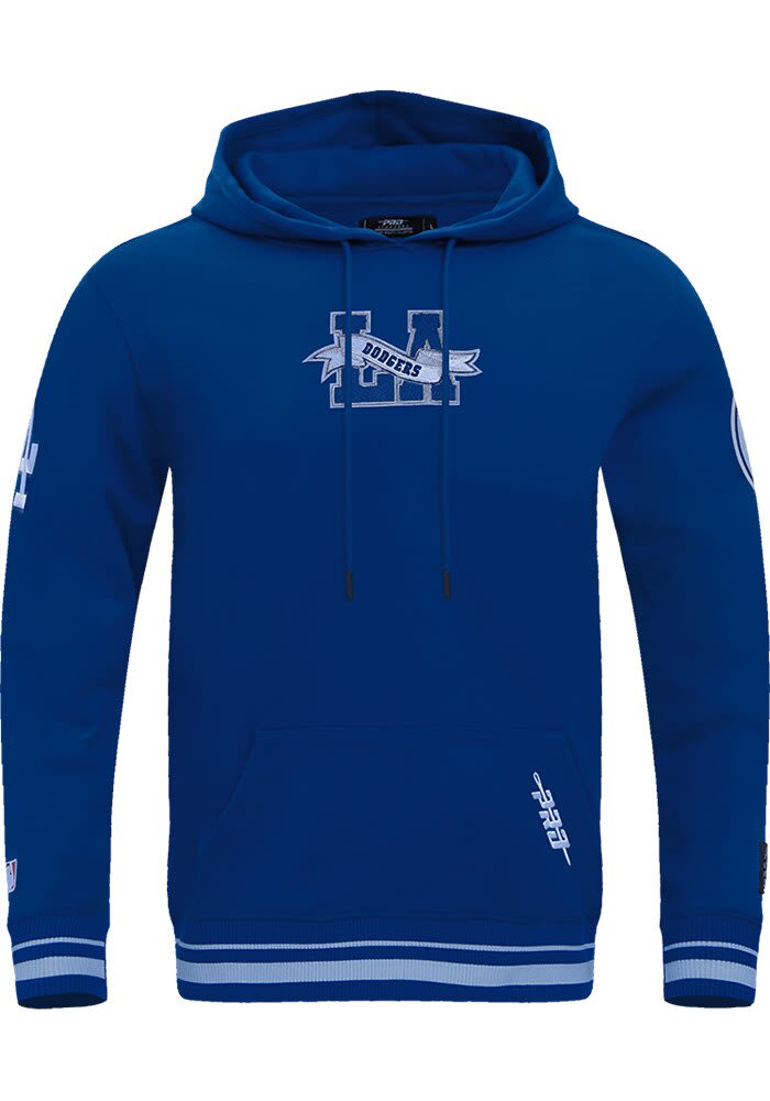Pro Standard Los Angeles Dodgers Mens ROYAL Team Pennants Long Sleeve ...