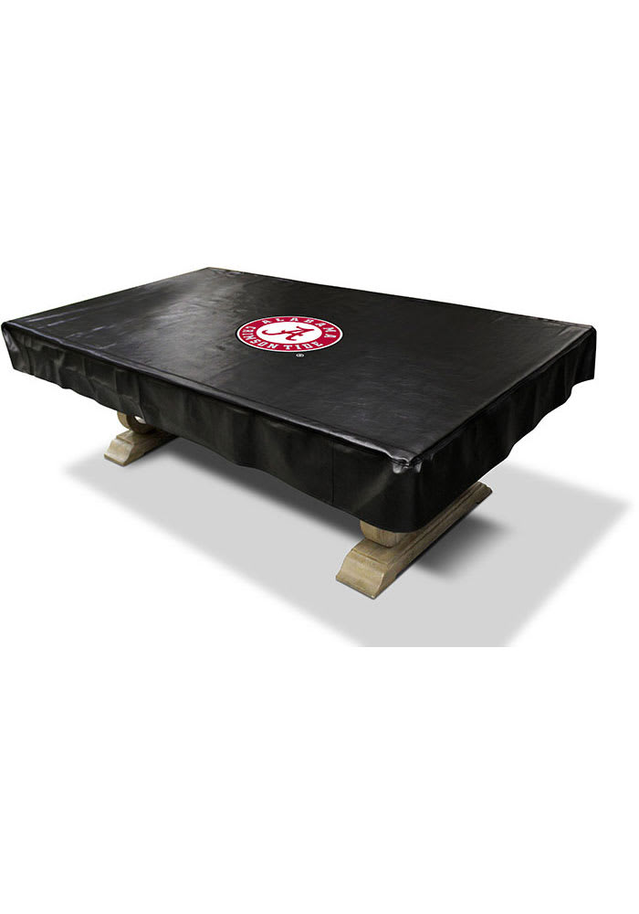 Alabama Crimson Tide 8 Foot Deluxe Pool Table Cover Pool Table BLACK ...