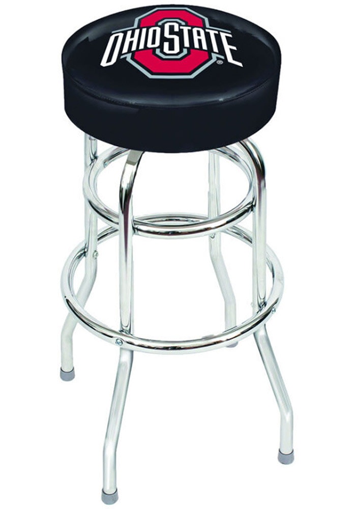 Ohio State Buckeyes BLACK BAR STOOL Pub Stool - 1930935