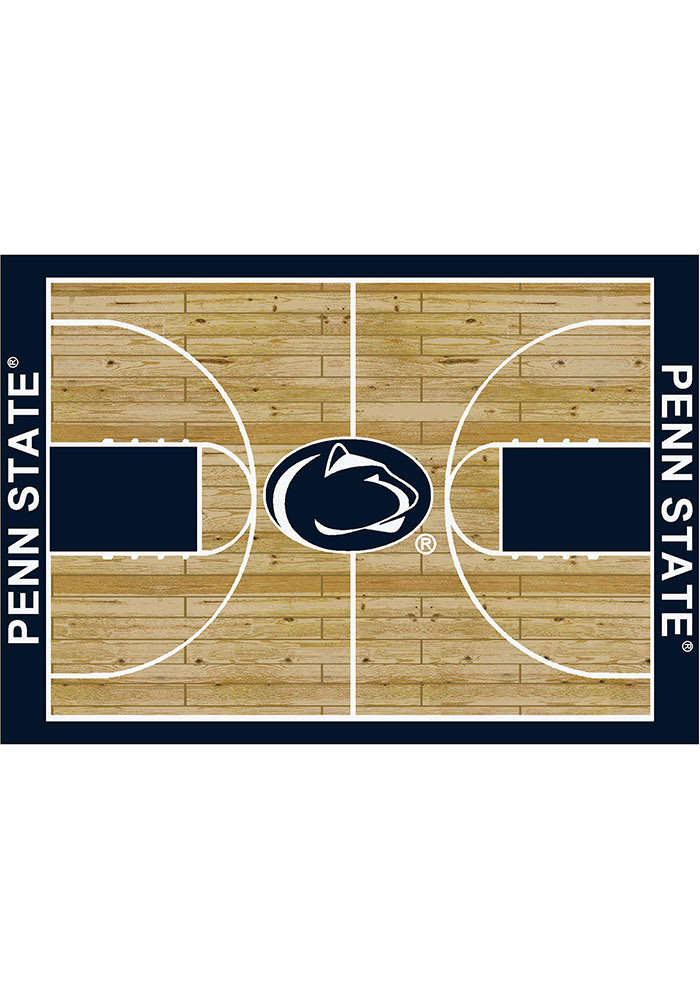 Penn State Nittany Lions BLUE 4x6 Courtside Interior Rug - 1932137